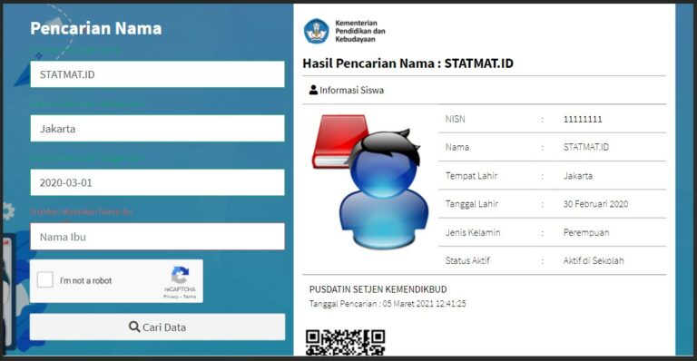Cara Cek NISN Terbaru secara Online Resmi di Situs Kemdikbud - Data Pendidikan