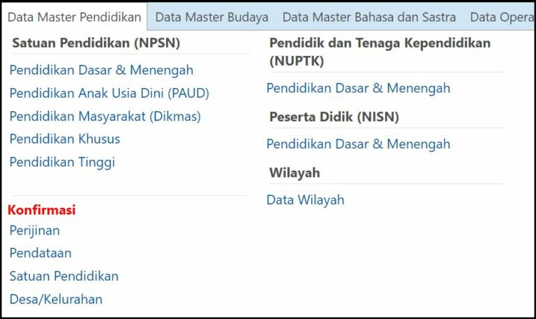 Cara Cek NPSN Terbaru di Website Resmi Referensi Data Kemdikbud - Data ...