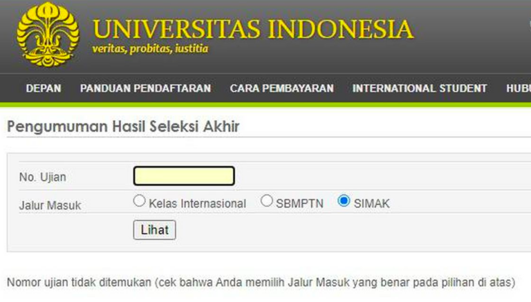 5 Cara Mendaftar di Universitas Indonesia - Data Pendidikan