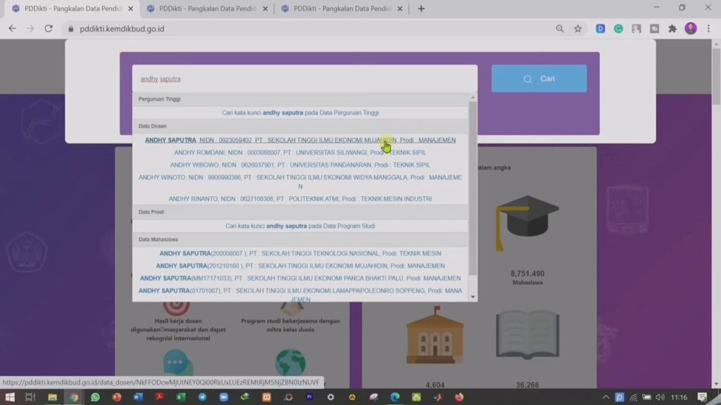 Bagaimana Cara Cek Data Mahasiswa di Forlap Dikti? - Data Pendidikan